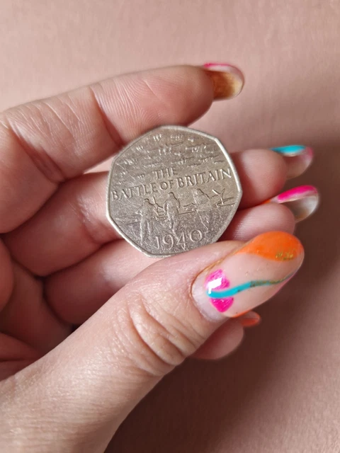 VERY RARE - The Battle of Britain 1940 50p Coin £1.55 - PicClick UK