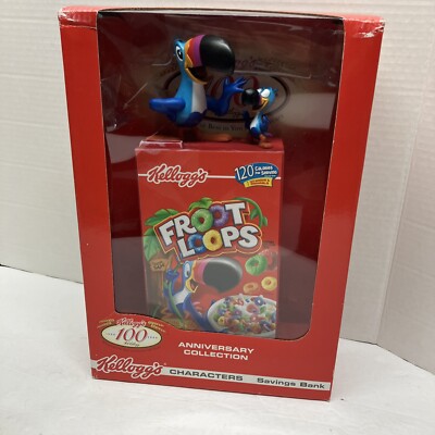 KELLOGGS 2006 100TH Anniversary Toucan Sam Froot Loops Savings Bank ...