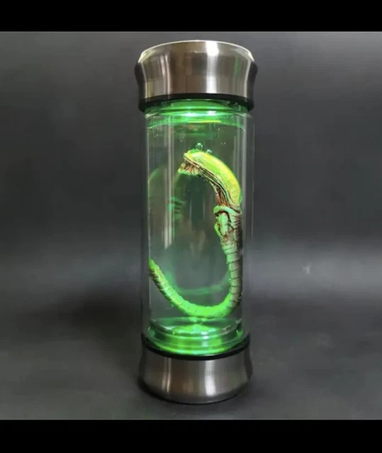 ALIEN GLOW JAR Xenomorph Specimen Chestburster Film Replica Aliens UK £ ...