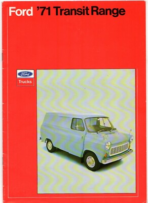 FORD TRANSIT MK1 1973-74 UK Market Sales Brochure Van Parcel Van Bus ...