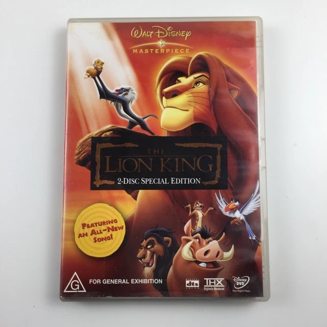 THE LION KING: Special Edition (DVD, 1994) | Animation, Matthew ...