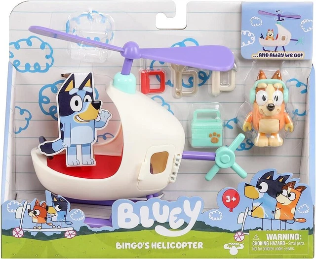 BLUEY S9 BLUEY Figure & Vehicle Bingo's Helicopter Pack EUR 19,98 ...