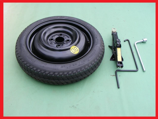 KIA RIO 2006-2022 Space Saver 15" Spare Wheel & Tyre, Jack And Spanner ...