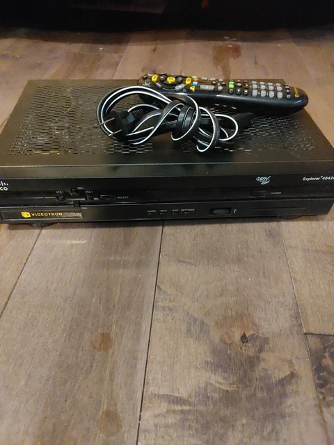 VIDÉOTRON CISCO EXPLORER 4642hd Câble Receiver with remote $69.95 ...