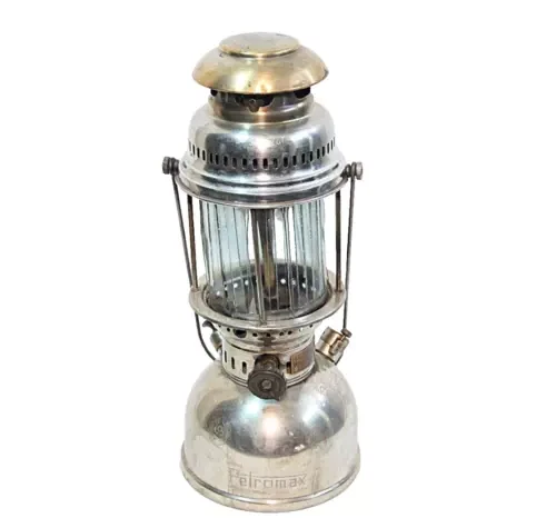 826-E 450 CP Brass Chrome Plated Pressure Lantern Lamp Germany- Vintage ...