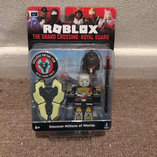 ROBLOX THE GRAND Crossing: Royal Guard Action Figure & Virtual Item ...