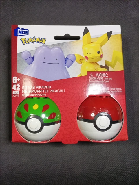 MEGA BLOCKS JCR82 Pokémon Pokéball Pikachu Et Metamorph SCELLÉ EUR 30 ...
