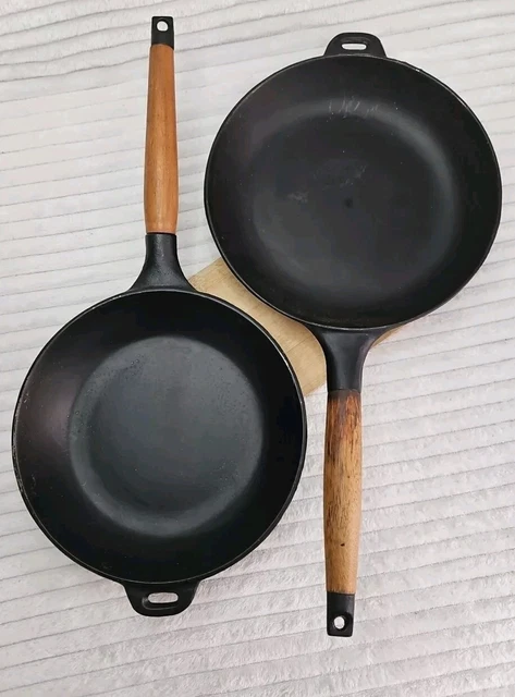 CAST IRON PANS Antique Copco Denmark 24cm & 26cm * Poss. 1880's ...