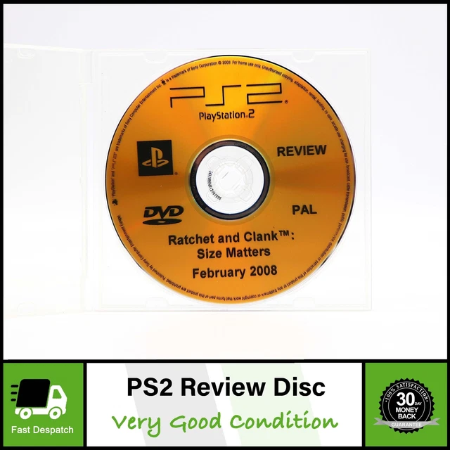 RATCHET AND CLANK Size Matters Sony Playstation 2 Promo Review Disc ...