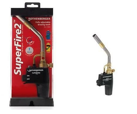 ROTHENBERGER SUPER FIRE 2 Blow Brazing Torch Soldering Brazing £72.95 ...