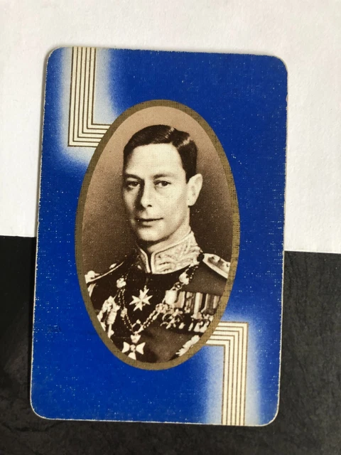 VINTAGE BRITISH ART English Royalty Worshipful King George VI Swap ...