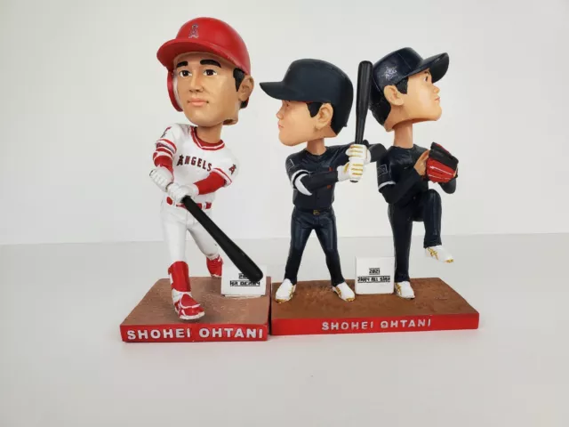LA ANGELS SHOHEI Ohtani Double Bobbleheads Custom Painted ALL STAR ... LA ANGELS SHOHEI Ohtani Double Bobbleheads Custom Painted ALL STAR ...