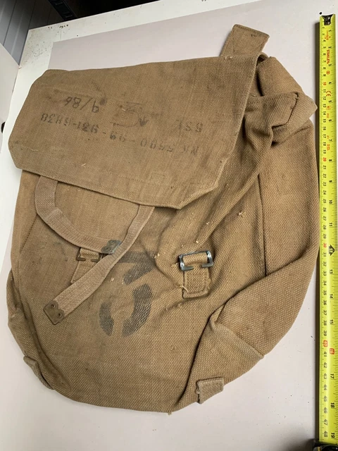 BRITISH ARMY WW2 Soldiers Backpack / Large Pack - Original 37 Pattern ...