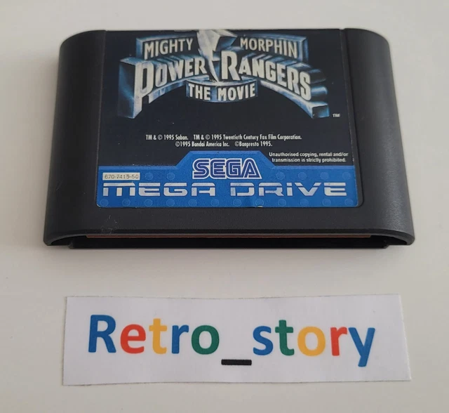 SEGA MEGA DRIVE - Mighty Morphin Power Rangers : The Movie - PAL EUR 25 ...