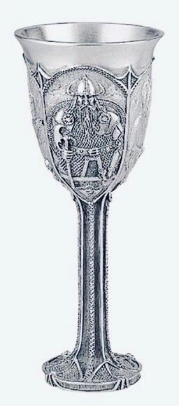 ROYAL SELANGOR GRAEME Anthony LOTR HOBBIT - RING Goblet Solid Pewter ...