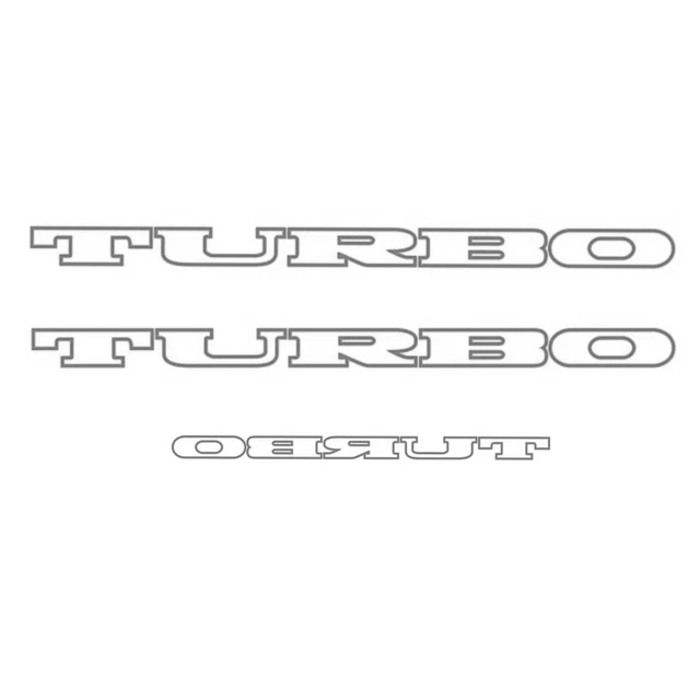 RETRO RENAULT FUEGO Turbo Replica Decal Set Stickers Sticker Graphics £ ...