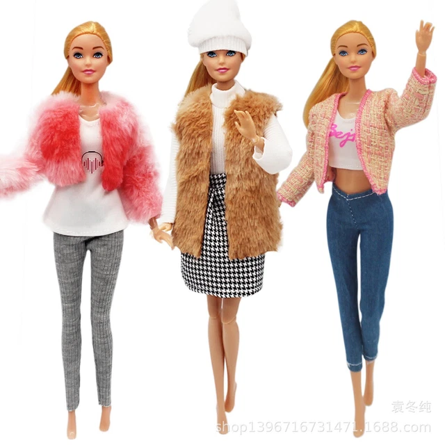 FASHION.BARBIE DOLL SIZED Cloth/Accessory@Any 1 pc Fake Fur Hat@Pretty ...