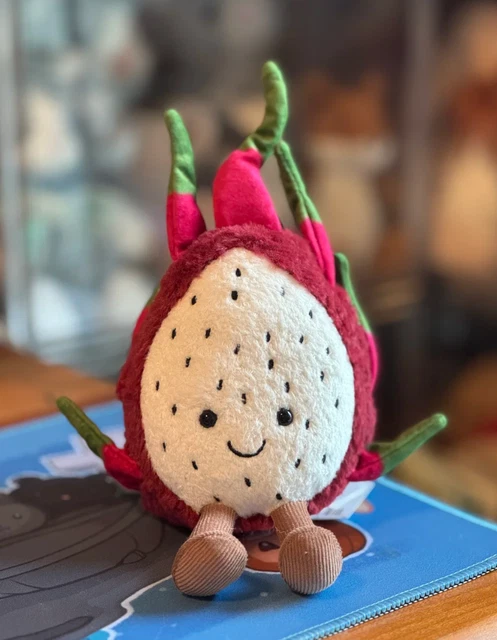 JELLYCAT AMUSEABLES DRAGON Fruit Rare Collectable Brand New w/Tags&Dust ...