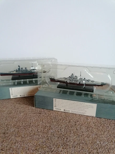 ATLAS EDITIONS LEGENDARY battleship collection. HMS HOOD and Bismark £ ...