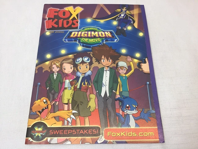 FOX KIDS MAGAZINE, Fall 2000, Digimon The Movie (no poster) £18.92 ...
