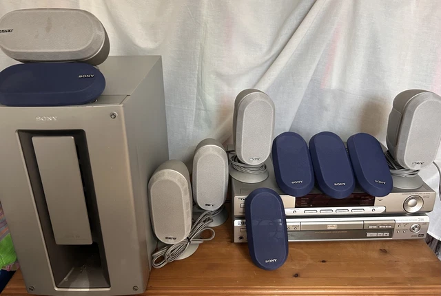 SONY PASCAL 5.1 Home Cinema Kit Speakers with amplifier and cd/DVD ...