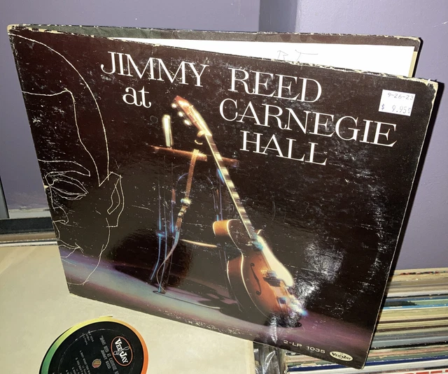 JIMMY REED AT Carnegie Hall 1961 **VG** VJLP 1035 play testé vinyle 2LP ...