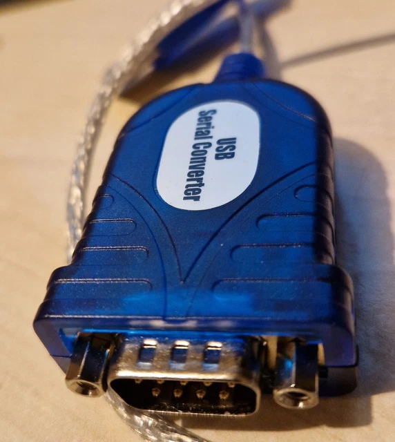 USB TO SERIAL RS232 DB9 D-Sub 9-pin Male (plug) Adapter Converter Lead ...
