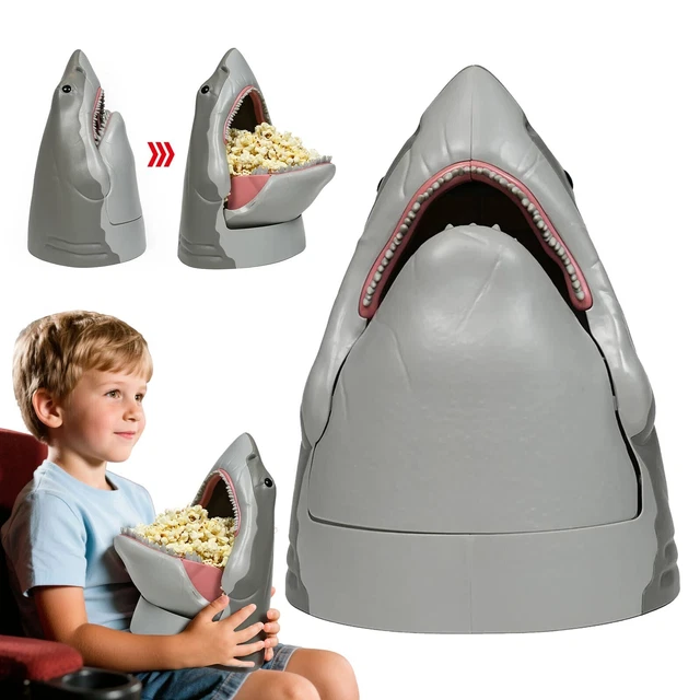 JAWS 50TH ANNIVERSARY Popcorn Bucket Shark Great White £23.88 - PicClick UK