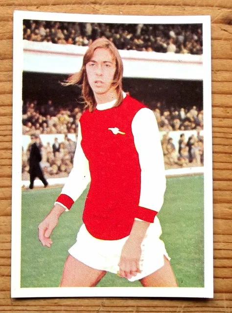 FKS SOCCER STARS 74-75 No 4 Charlie George Arsenal Very Good Condition ...