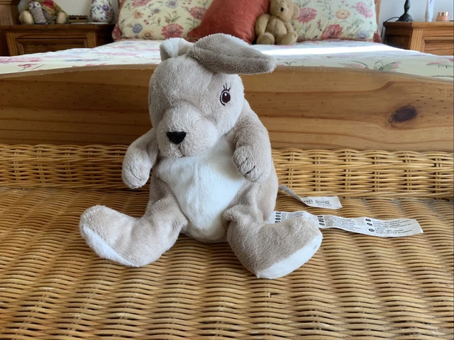 IKEA GOSIG BUNNY Rabbit Kanin Soft Toy Plush Comforter Hare Teddy 20cm ...