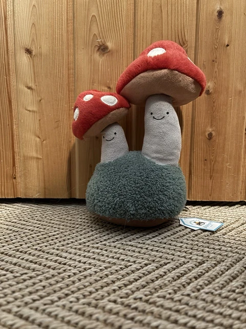 JELLYCAT AMUSEABLES PAIR of Toadstools £37.12 - PicClick UK