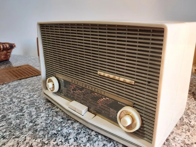 RADIO A VALVOLE Radiomarelli Alad Con Fm-Om-Oc-Fono Funzionante ...