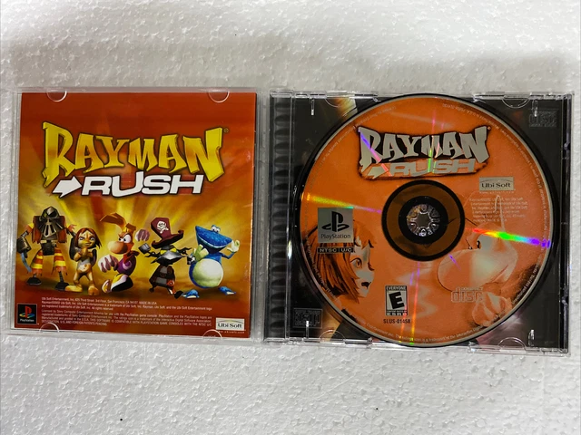 SONY PLAYSTATION PS1 Rayman Rush Video Game Ubi Soft 2002, Complete, VG ...