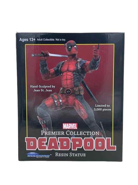 FIGURINE MARVEL PREMIER collection DeadPool Resin Statue Diamond EUR ...