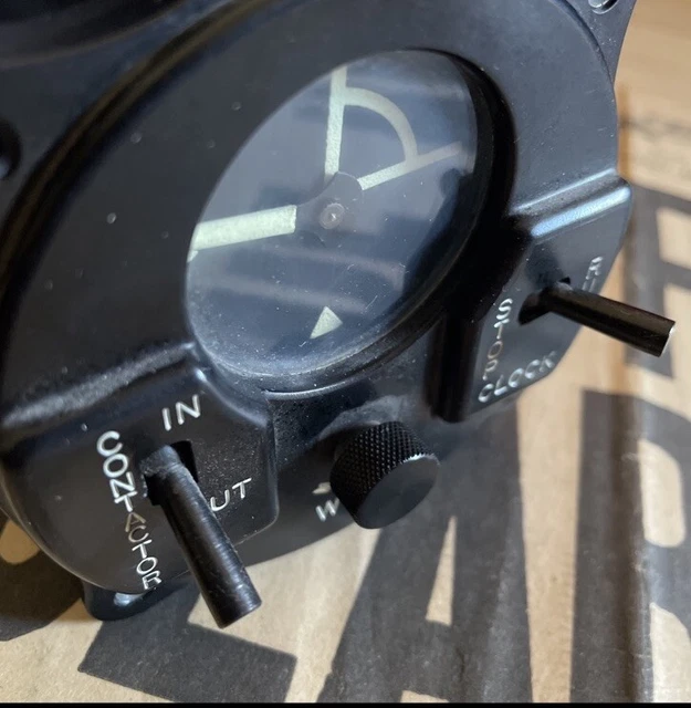 RARE! WW2 LOCKHEED P-38 Lightning Fighter Type IFF Contactor Gauge ...