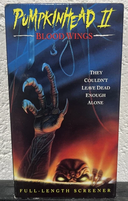 PUMPKINHEAD II BLOOD Wings VHS Full Length Screener rare £19.12 ...