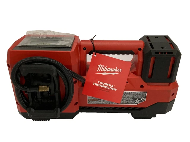 MILWAUKEE M18 LITHIUM-ION Cordless Electric Portable Inflator, 18V Red ...