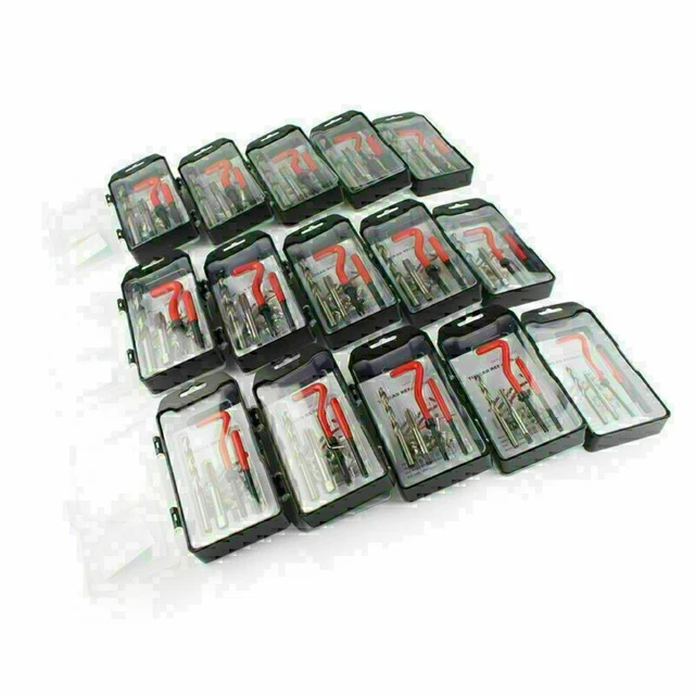 METRIC THREAD REPAIR Insert Kit 15pcs M12x1.0 Helicoil Car Pro Coil ...