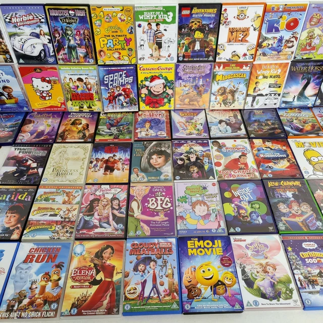 LOT OF 100+ DVDs Kids & Family Children's Baby Pixar Disney $70.27 - PicClick CA