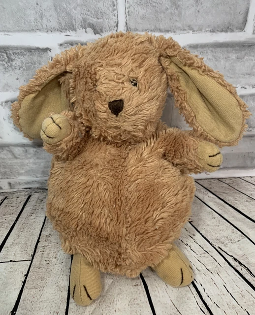 RUSS BERRIE FLOPSALOTS tan brown plush floppy bunny rabbit beanbag ...