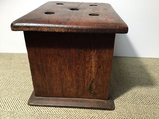 ANTIQUE DUTCH FOOT Warmer Early 1800’S Oak, Square Nails Rare £99.87 ...