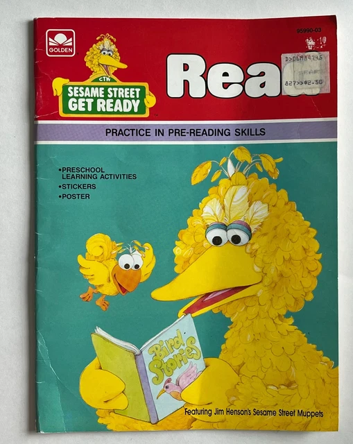 SESAME STREET GET Ready Series - Get Ready to Read - Used Book - Some ...