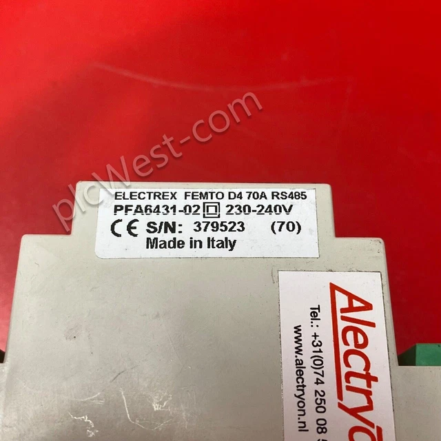 ELECTREX FEMTO D4 70A RS485 PFA6431-02 230-240V Lager: AK230498 EUR 128,00 - PicClick DE