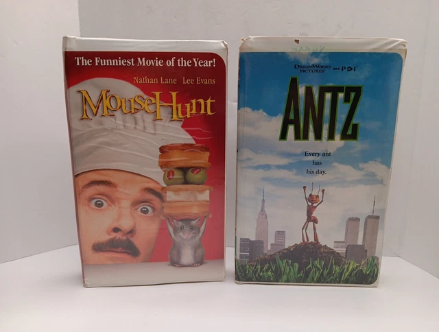 DREAMWORKS DOUBLE FEATURE VHS Mouse Hunt (1998) & Antz (1999) £13.07 ...