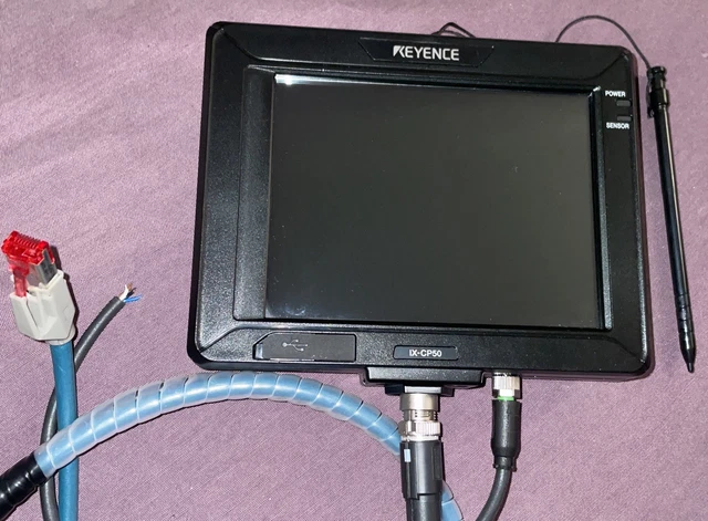 KEYENCE IX-CP50 CONTROL Panel Touchscreen Display HMI Steuerung IX ...