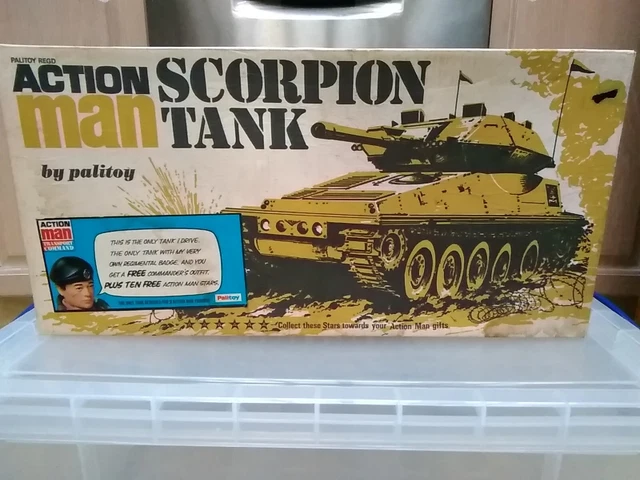 VINTAGE ACTION MAN Palitoy Scorpion Tank Boxed With Stars £180.00 ...