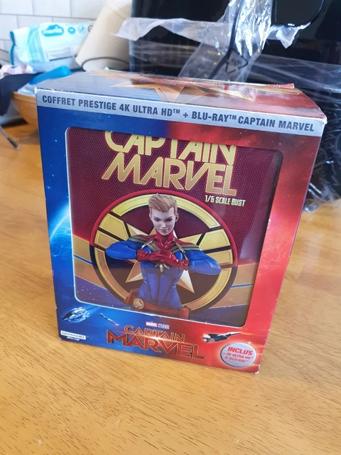 CAPTAIN MARVEL PRESTIGE Limited Edition Collector's Box 4K UHD Blu-ray ...