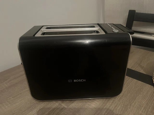 BOSCH STAINLESS STEEL Compact 2-slice Toaster £22.99 - PicClick UK