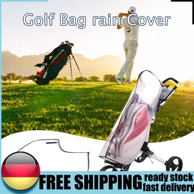 PVC GOLF BAG Hood Rain Shield Translucent Anti-Static Outdoor Sporting ...