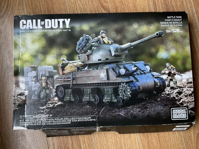MEGA CONSTRUX CALL of Duty WWII Battle Tank Box Damage £129.95 ...